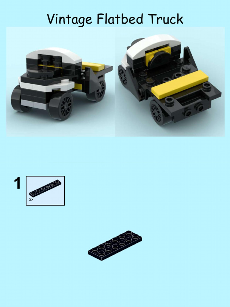 Vintage Flatbed Truck | PDF