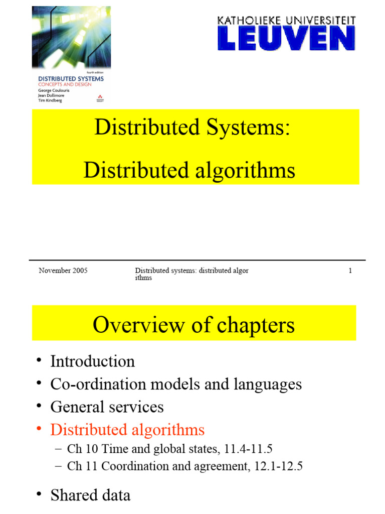 4 Distributed Algorithms Pdf Distributed Computing Algorithms