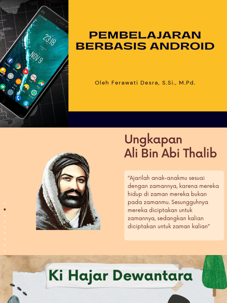 Pembelajaran Berbasis Android | PDF | Karier & Perkembangan | Seni