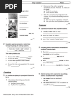 Klasa 5 Test Unit 1 | PDF