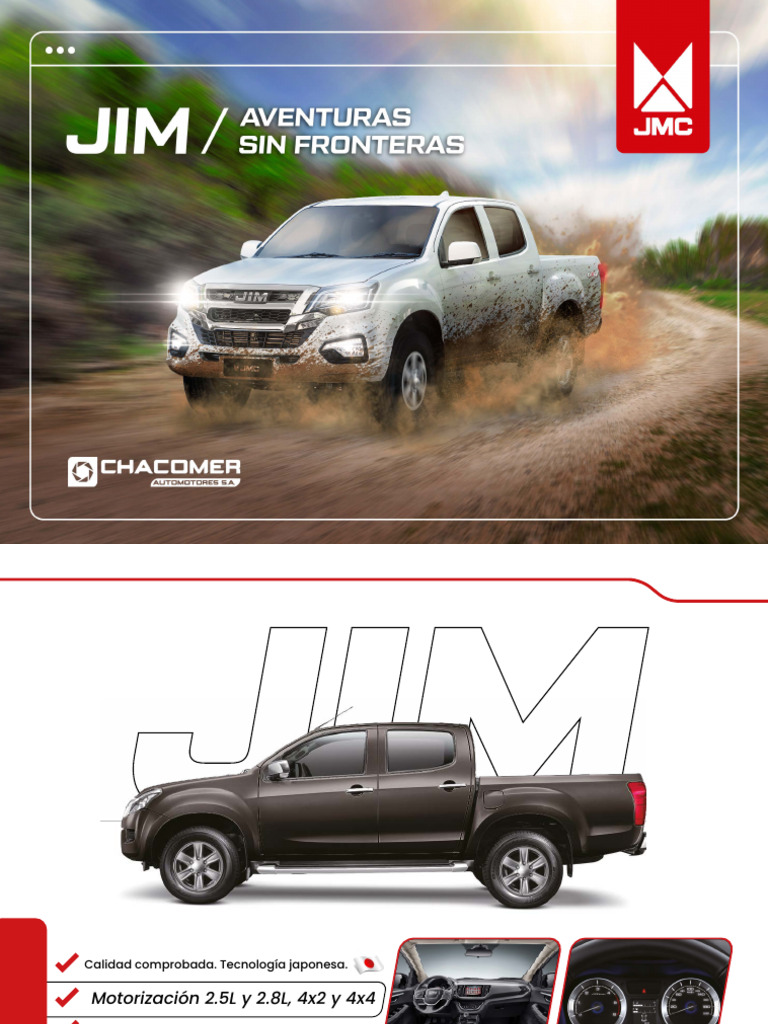 Especificaciones Jim Pick Up 4x4/4x2 | PDF | Vehículos de ruedas ...