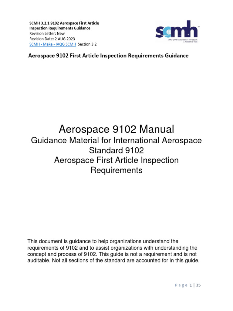 SCMH-3.2.1-Aerospace-9102-First-Article-Inspection-Requirements ...