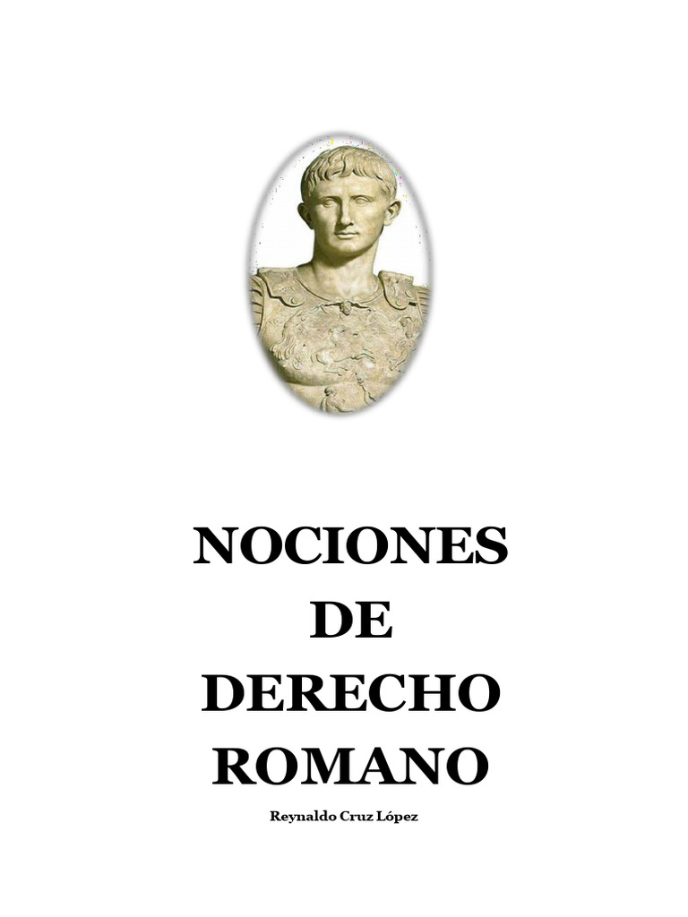 Nociones de Derecho Romano Por Reinaldo Cruz Lopezest | Descargar ...