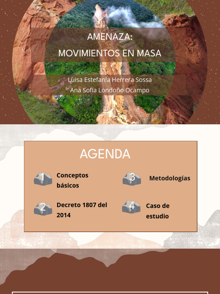 Movimientos en Masa | PDF | Riesgo | Zonificación