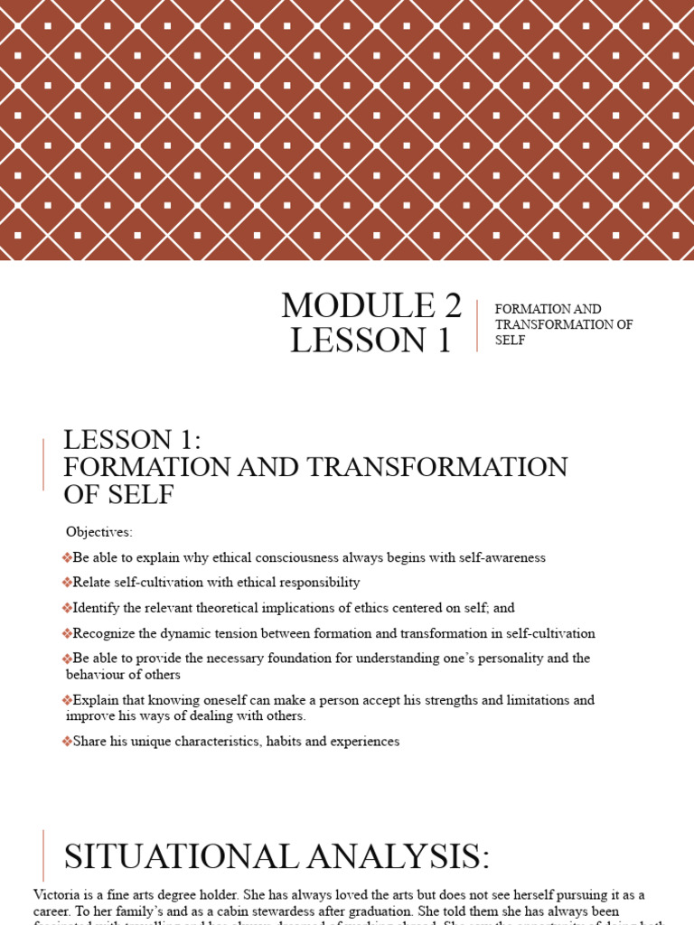 Self-Formation and Transformation Insights | PDF | Id | Psychology