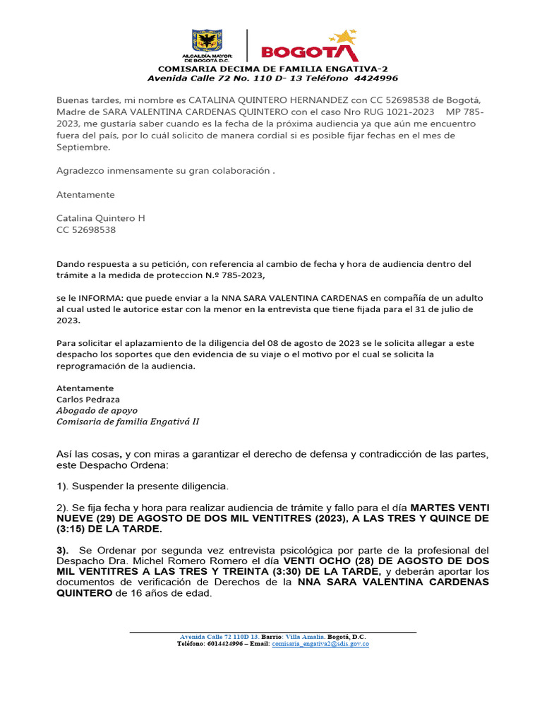 PLANTILLA Notificacion Fallo | PDF