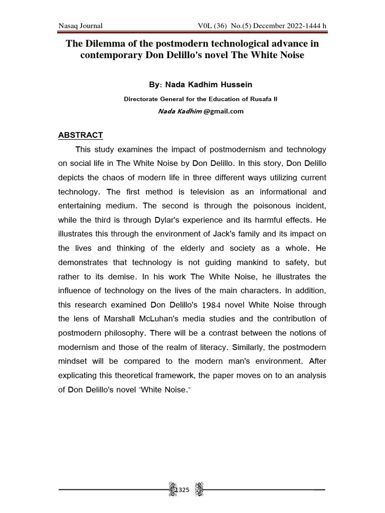 The Dilemma of The Postmodern | PDF