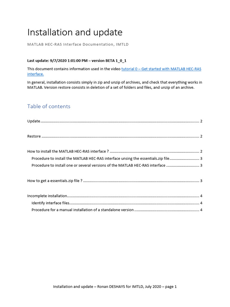 Installation and Update | Download Free PDF | Zip (File Format) | Computer File