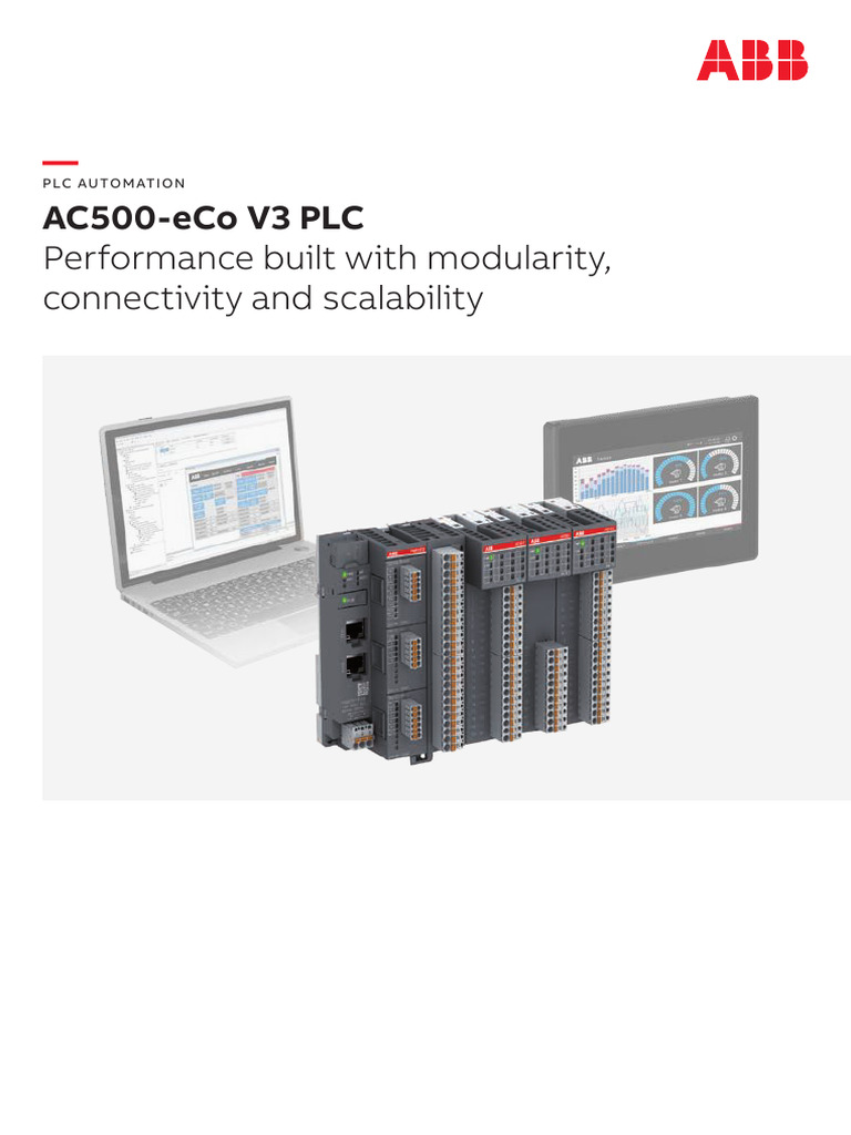 PLC AC500-eCo - V3 | PDF | Programmable Logic Controller | Central Processing Unit