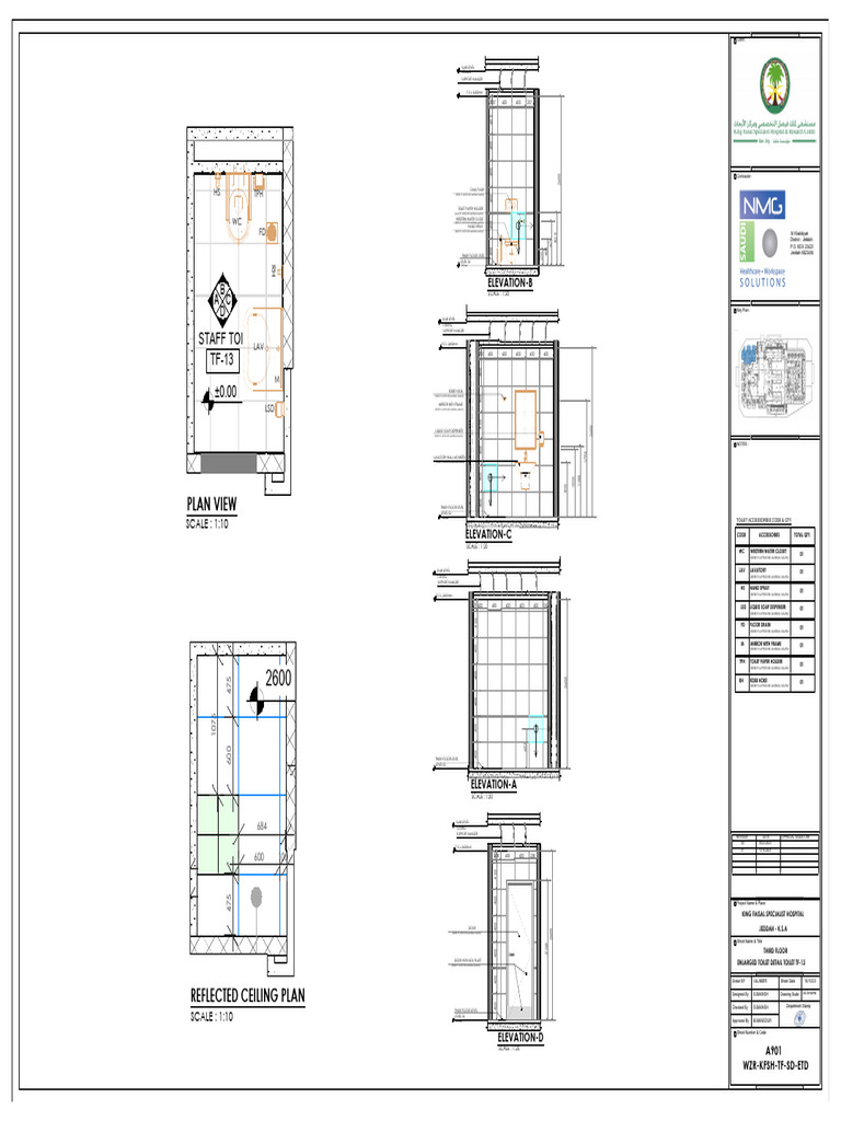 WZR KFSH Icu r01 Sheet A900 WZR KFSH TF SD Etd Enlarged Toilet Details ...
