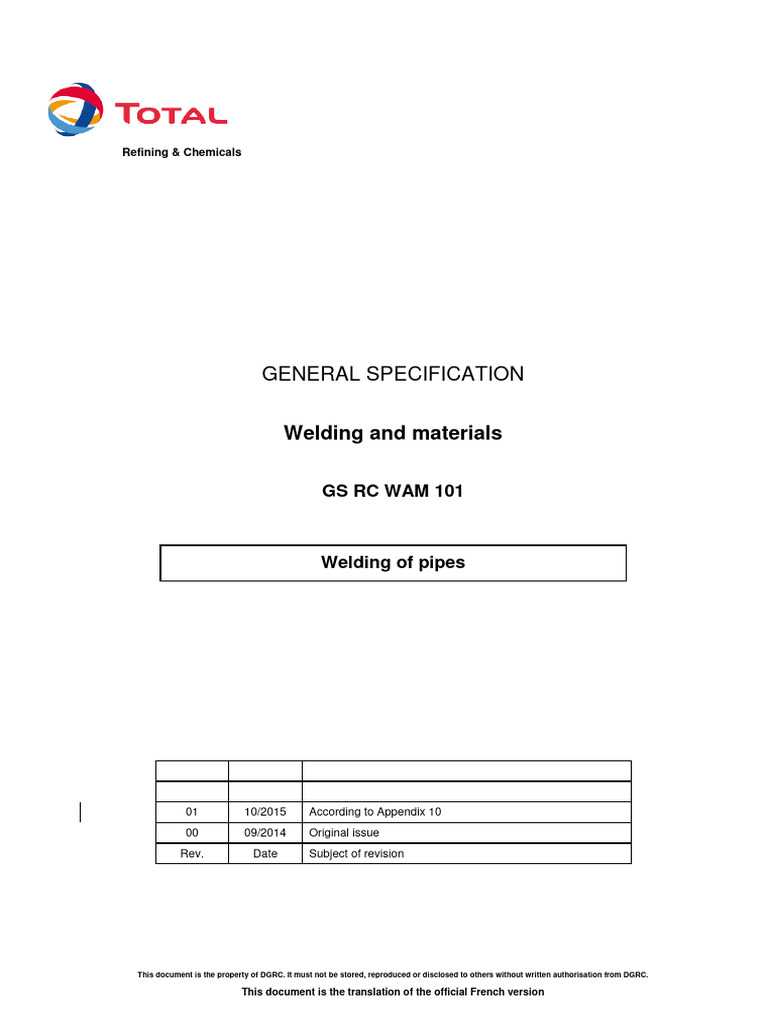 GS RC Wam 101 en 01 | PDF | Construction | Welding