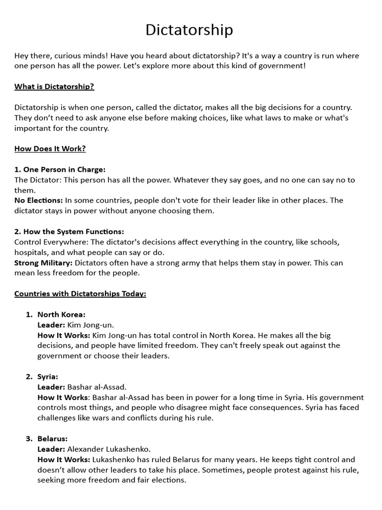 Dictatorship | PDF | Dictatorship | Nicolás Maduro