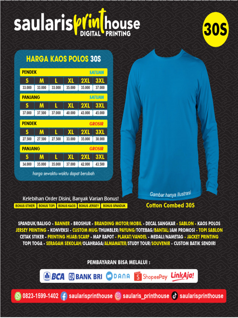 Katalog Kaos Polos | PDF