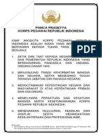Teks Panca Prasetya Korpri | PDF