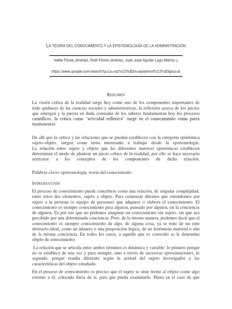 Conocimiento y Epistemologia. | PDF | Conocimiento | Verdad