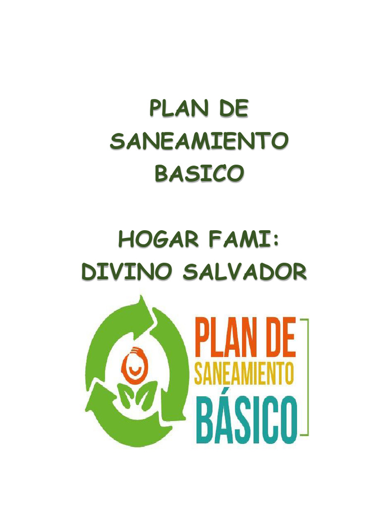 Plan de Saneamiento Basico Merlys | PDF | Residuos | Agua