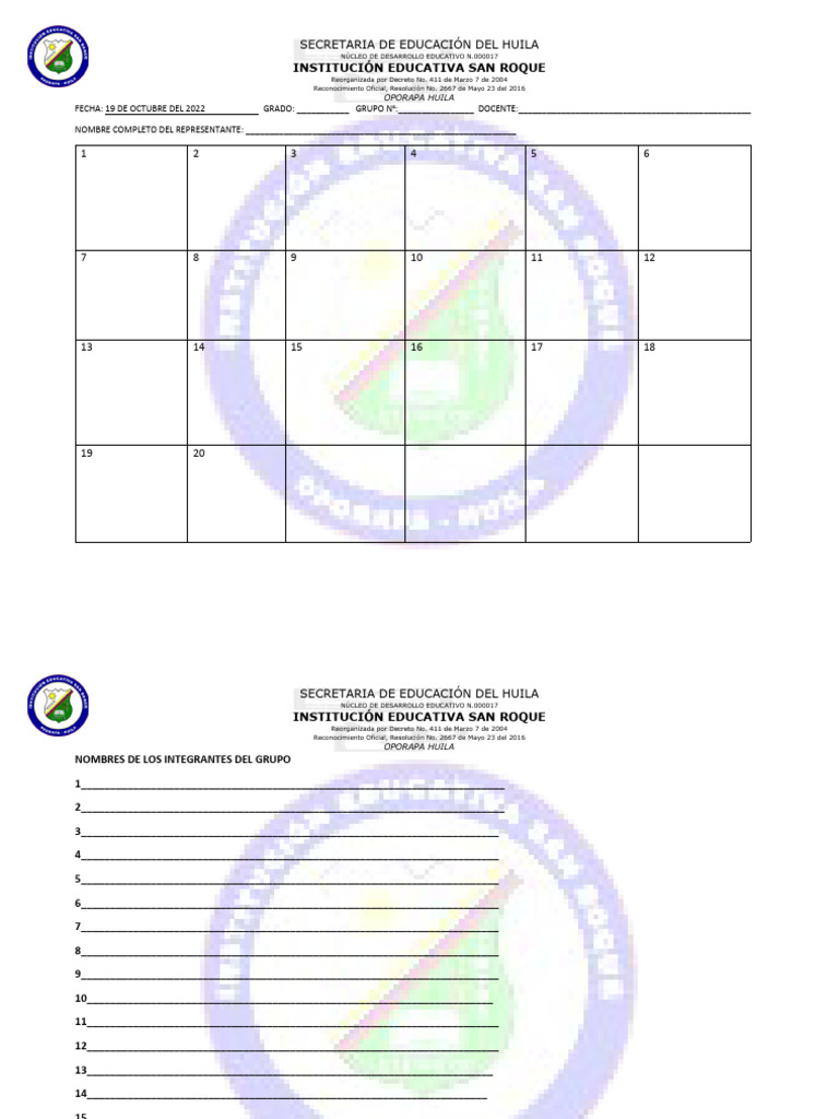 formato feria 2 | PDF