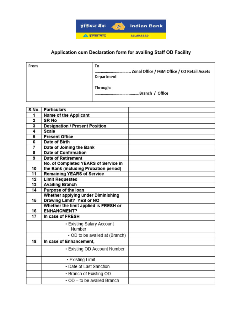 Staff Odtyrdr | PDF | Overdraft | Banks