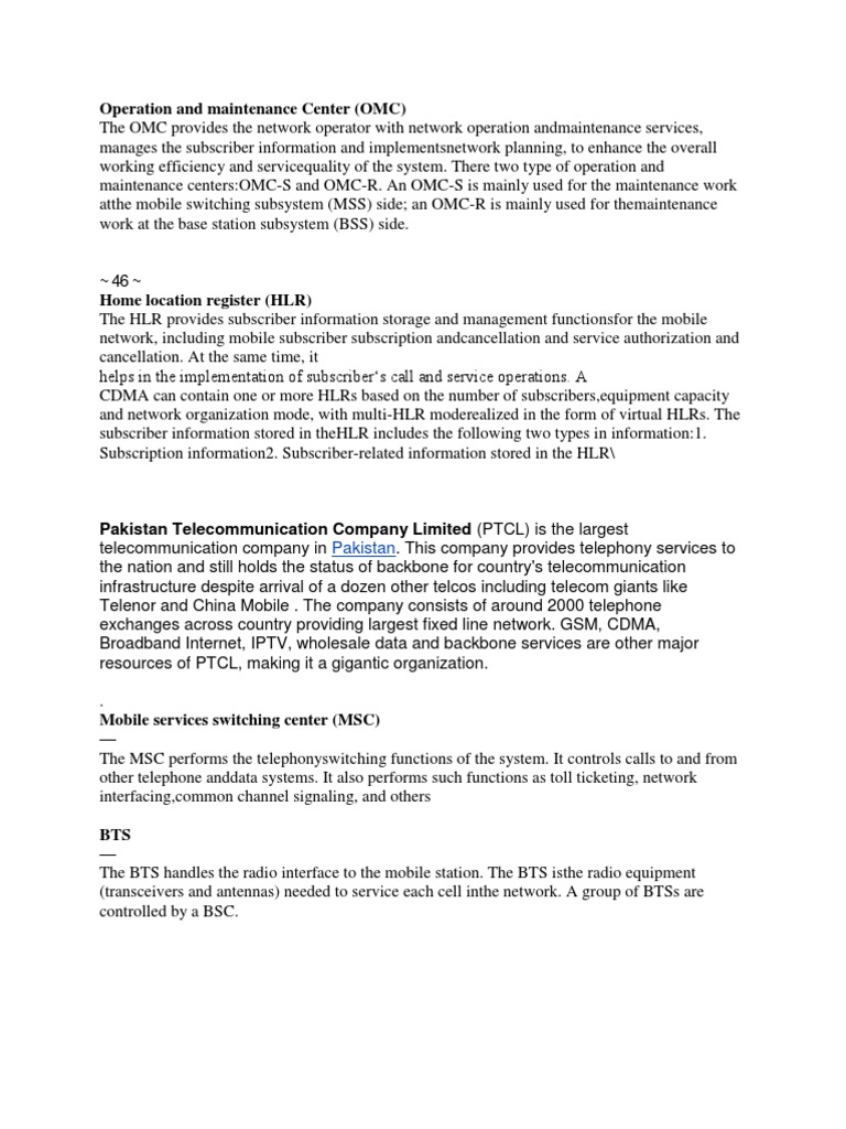 Operation and Maintenance Center | PDF | Oral Communication | Electronics