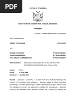 Zimbabwe Labour Court Rules 2017 | PDF | Mediation | Judgment (Law)
