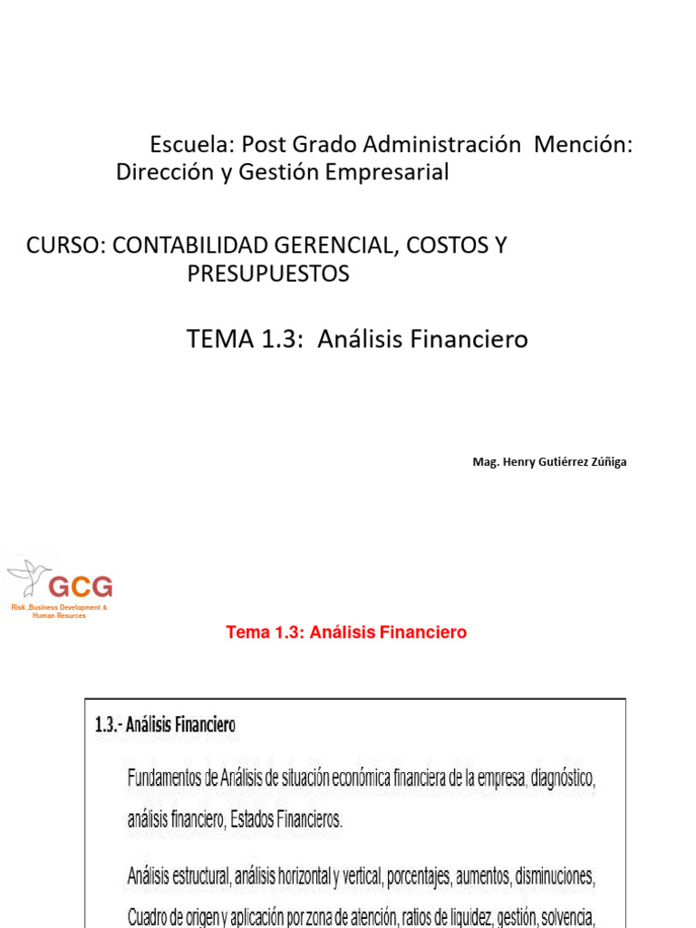 2023 T3 Contab Estrateg de Costos- Analisis Financiero Tema 3 | PDF | normas internacionales de ...