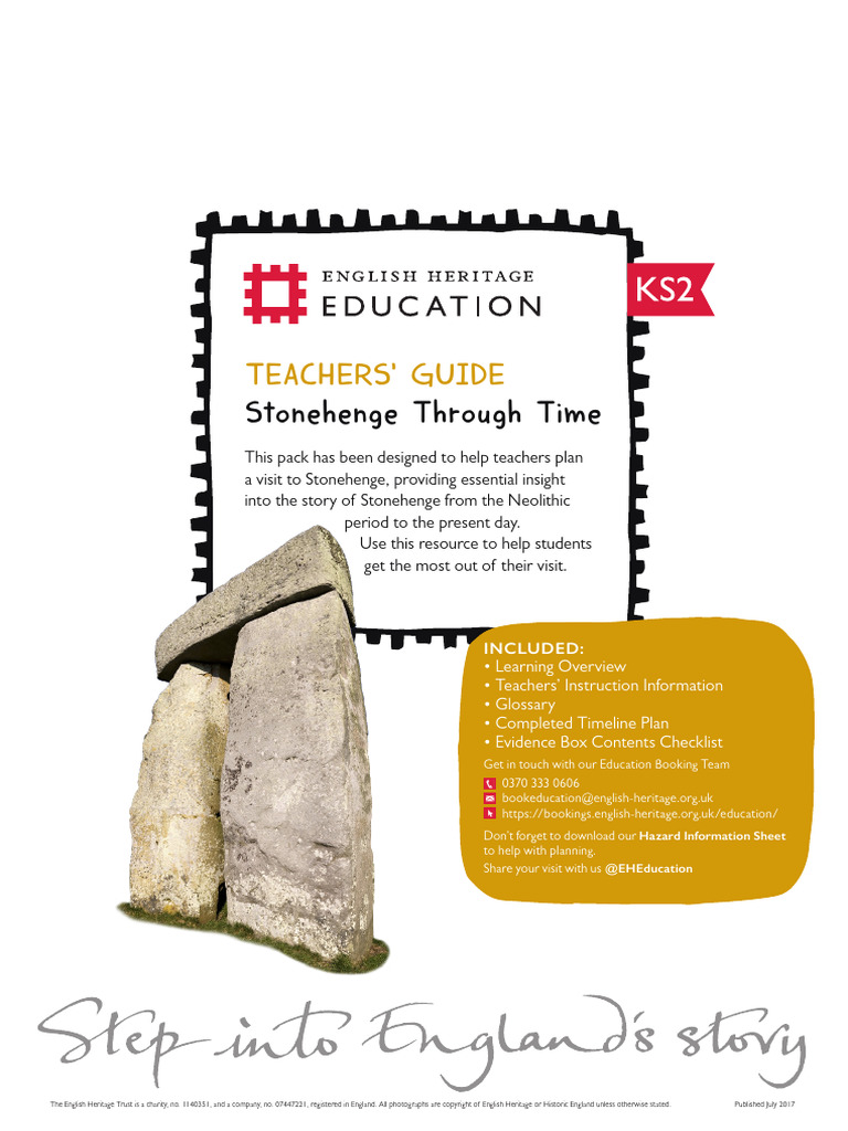 Stonehenge Through Time Teachers Guide Updated 2022 | PDF | Stonehenge