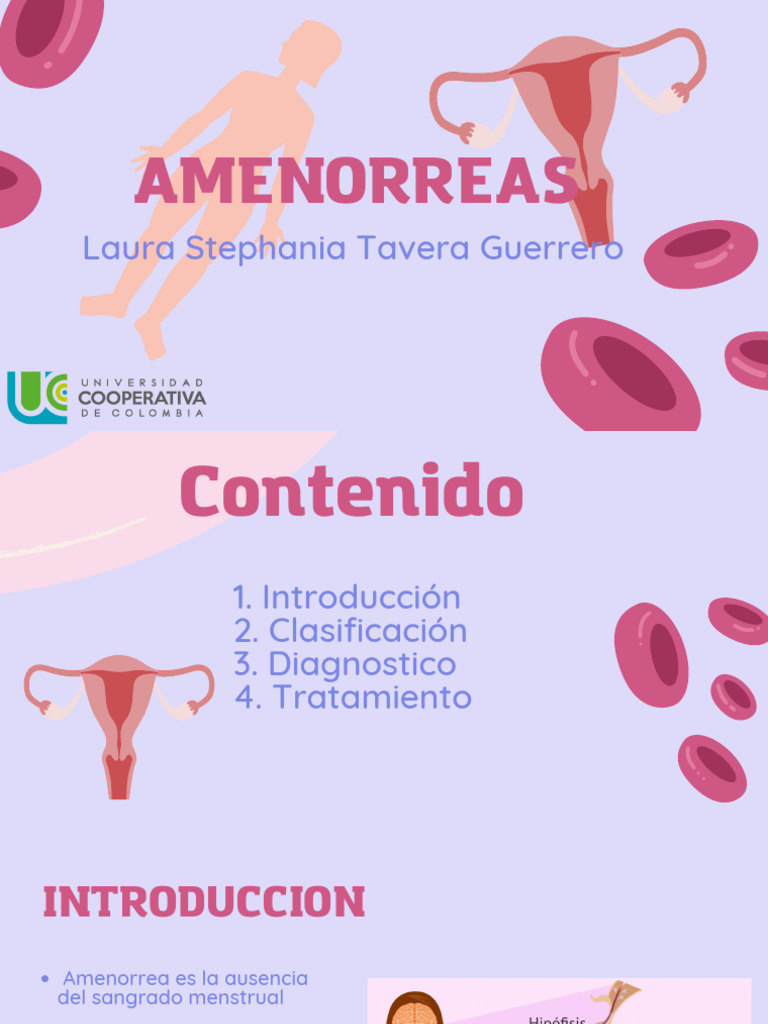 Amenorrea 2 | PDF | Menstruación | El embarazo