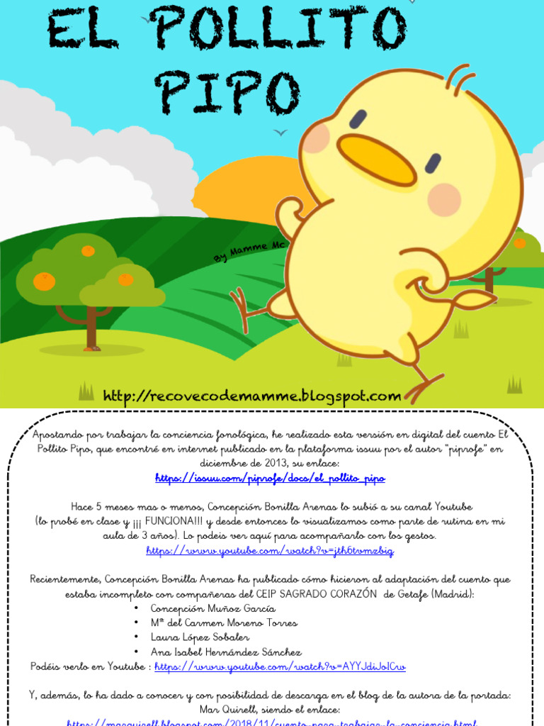 El Pollito Pipo Mamme Pdf
