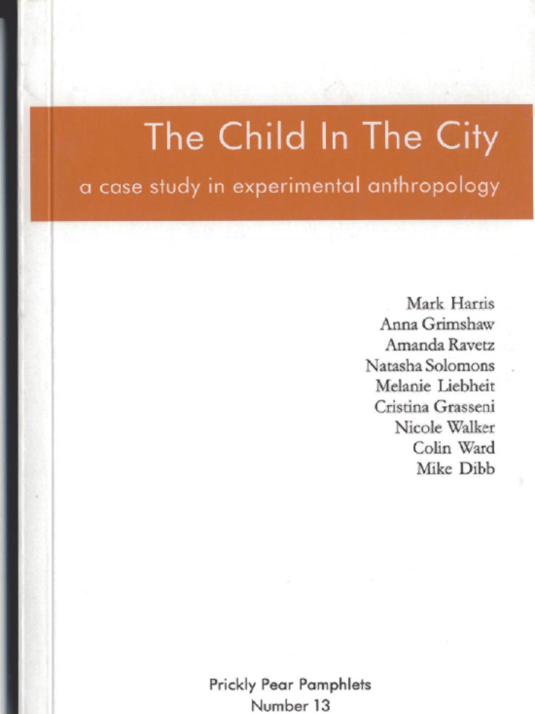 The Child in The City Colin Ward PDF | PDF