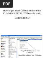 Cummins Calterm Instructions | PDF | Interface (Computing) | Computing