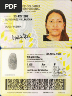 Cedula William | PDF