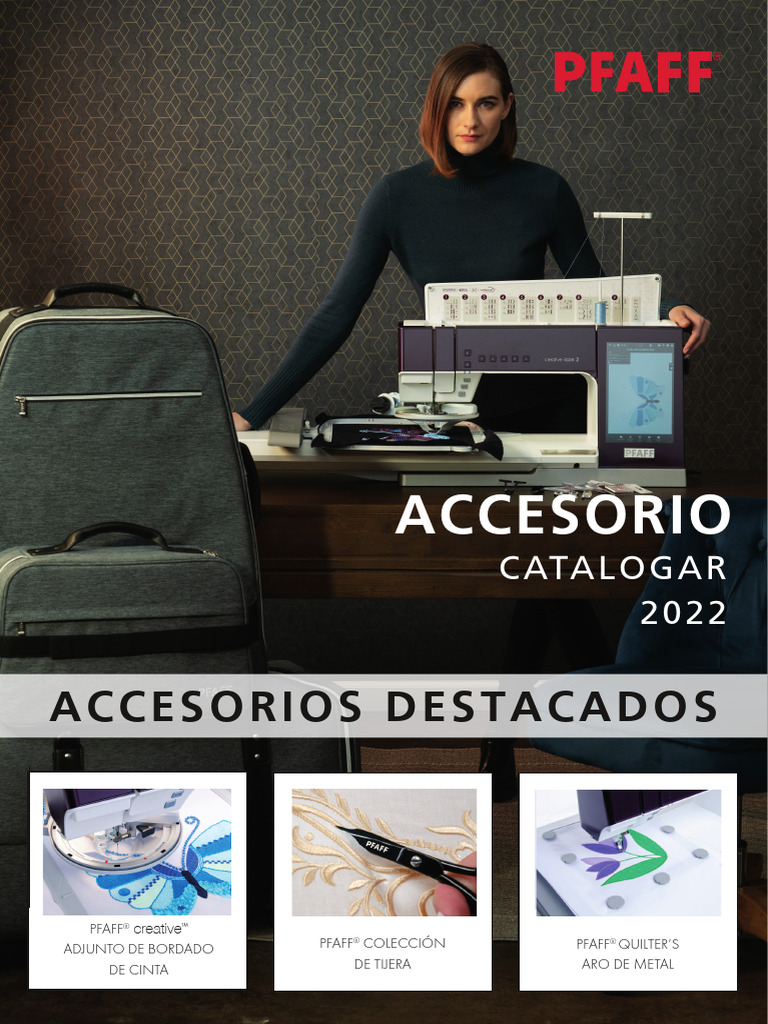 SP PFAFF Accessory Catalog 2022 | PDF | Máquina de coser | Cordón