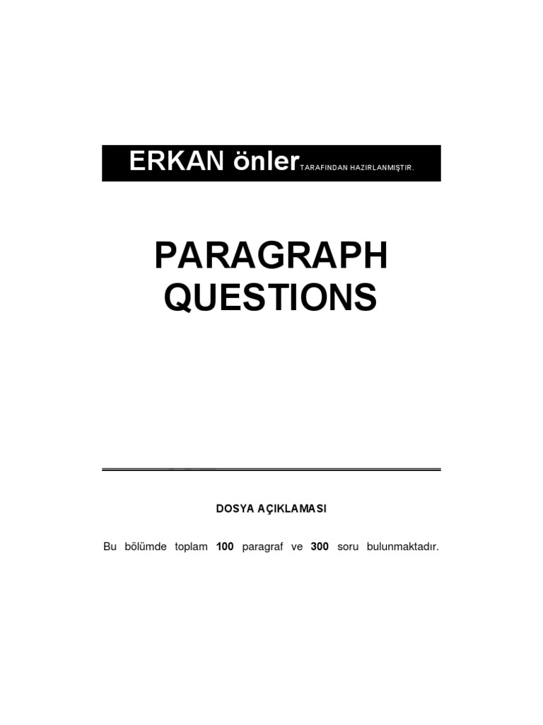 Paragraph Questions | Download Free PDF | Tony Blair | The Times