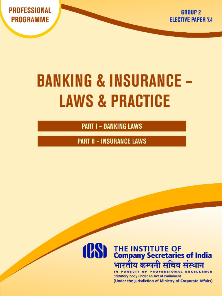 Elective Paper BIL P | PDF | Insurance | Reserve Bank Of India