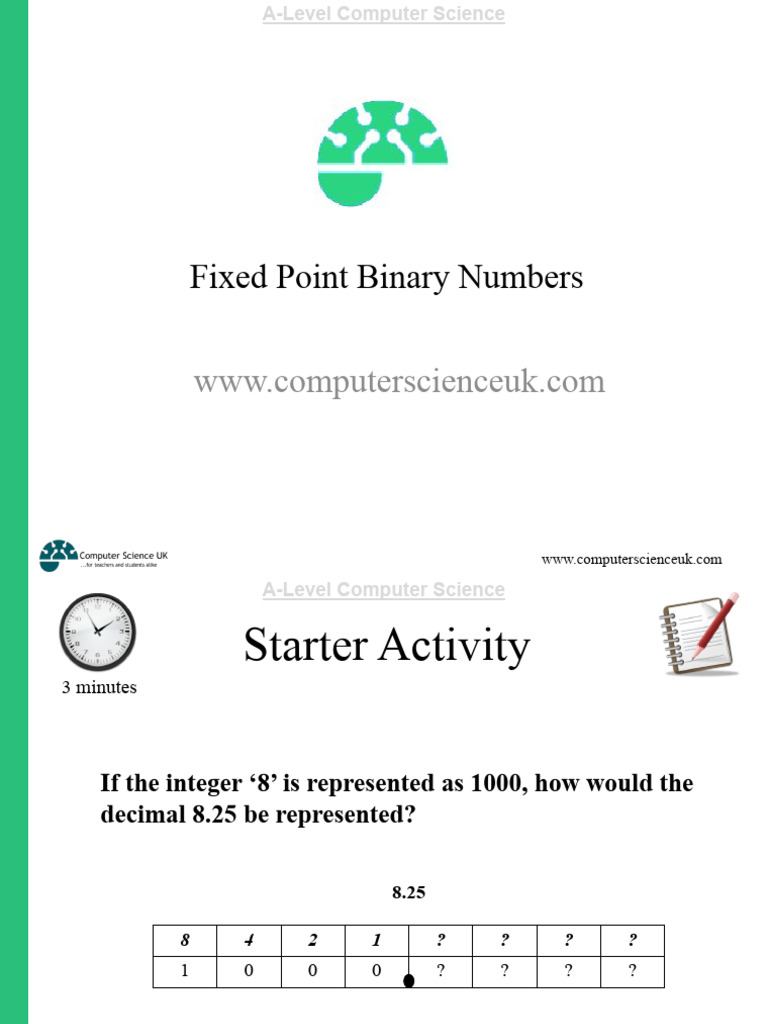 20 Fixed Point Binary Numbers | PDF | Decimal | Lexicology