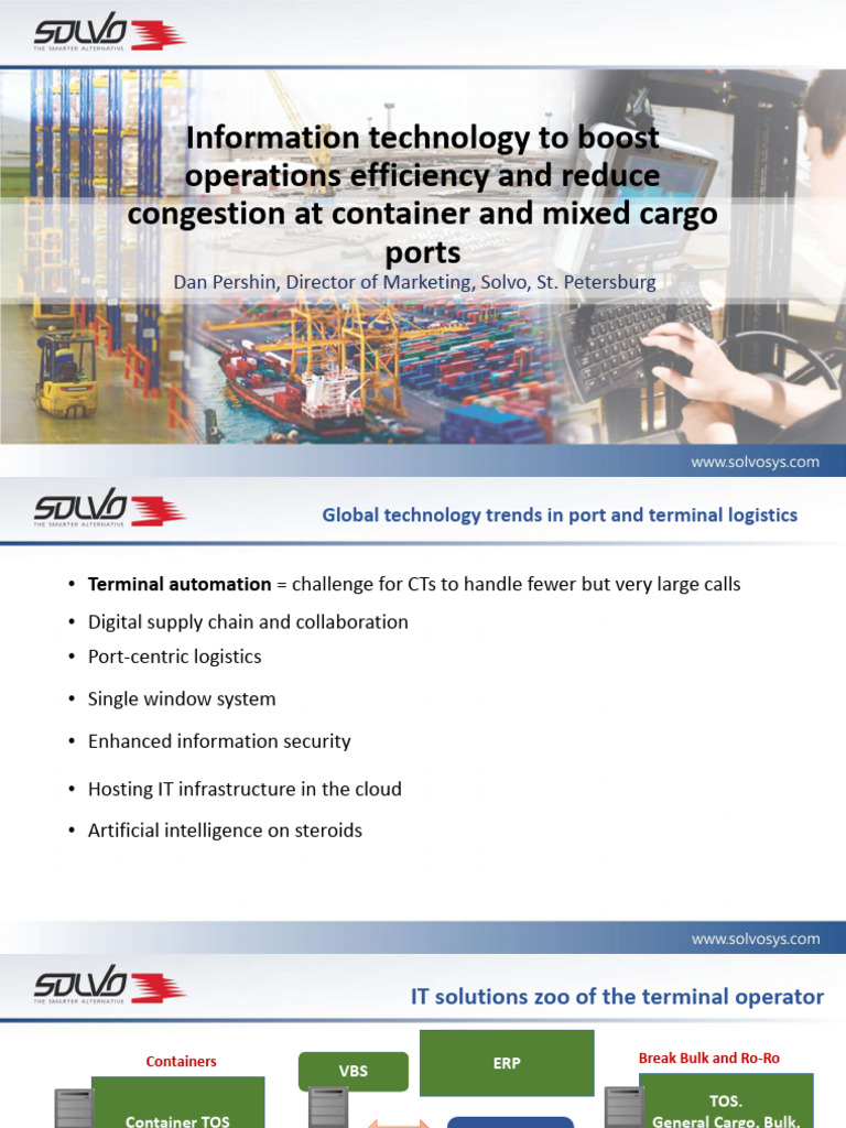 Solvo | PDF | Automation | Cargo