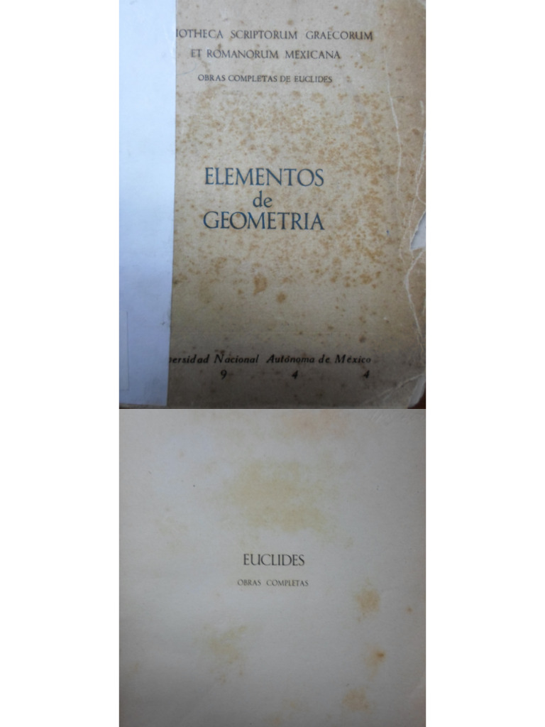 Elementos de Geometría | PDF