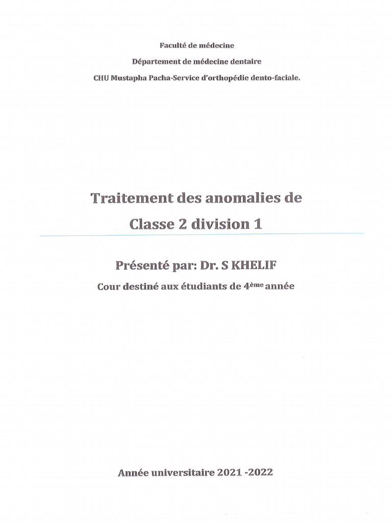 Traitment Des Anomalie | PDF