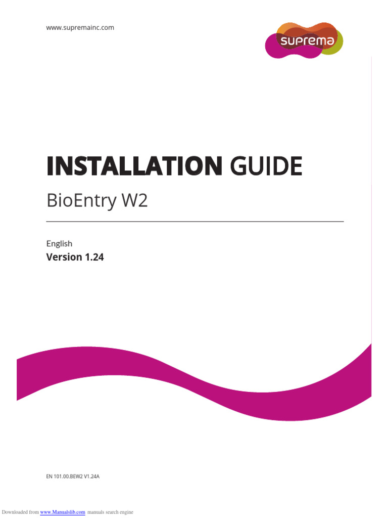 Bioentry w2 | PDF | Fingerprint | Relay