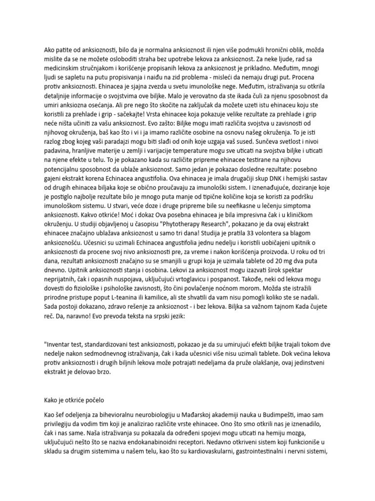 Anxio Prezentacija | PDF