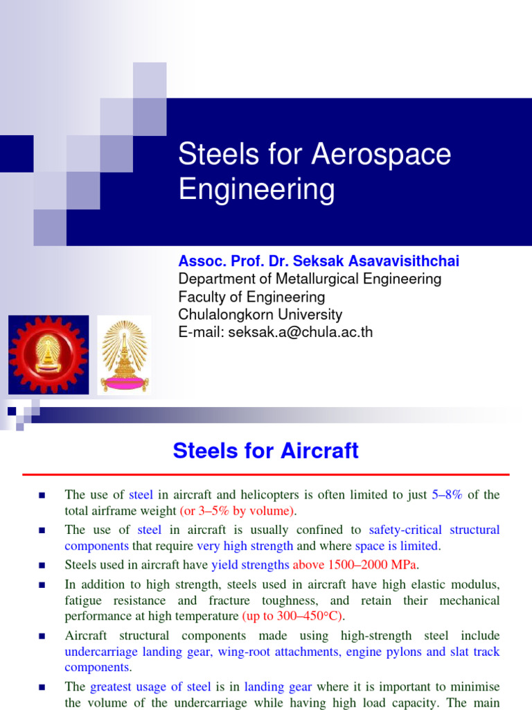 Aerospace Alloy Steels Overview | PDF | Steel | Heat Treating