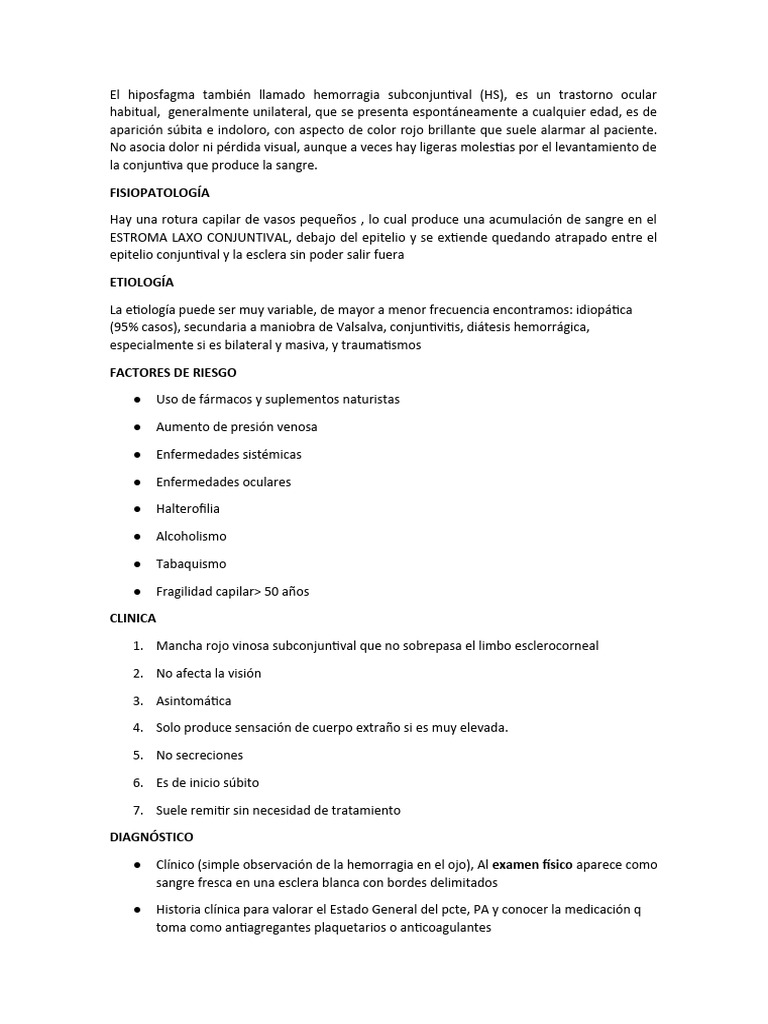 Hiposfagma | PDF | Enfermedades y trastornos humanos | Especialidades ...