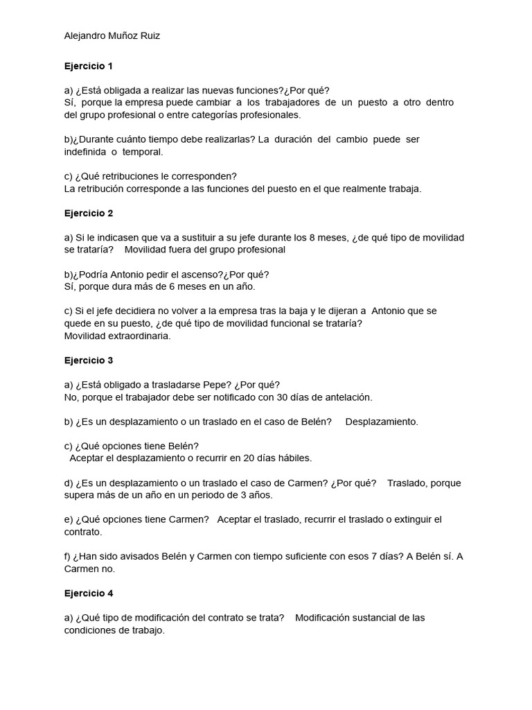 Ejercicios Fol T4 o T9 Libro de Antes | PDF | Daños y perjuicios | Business