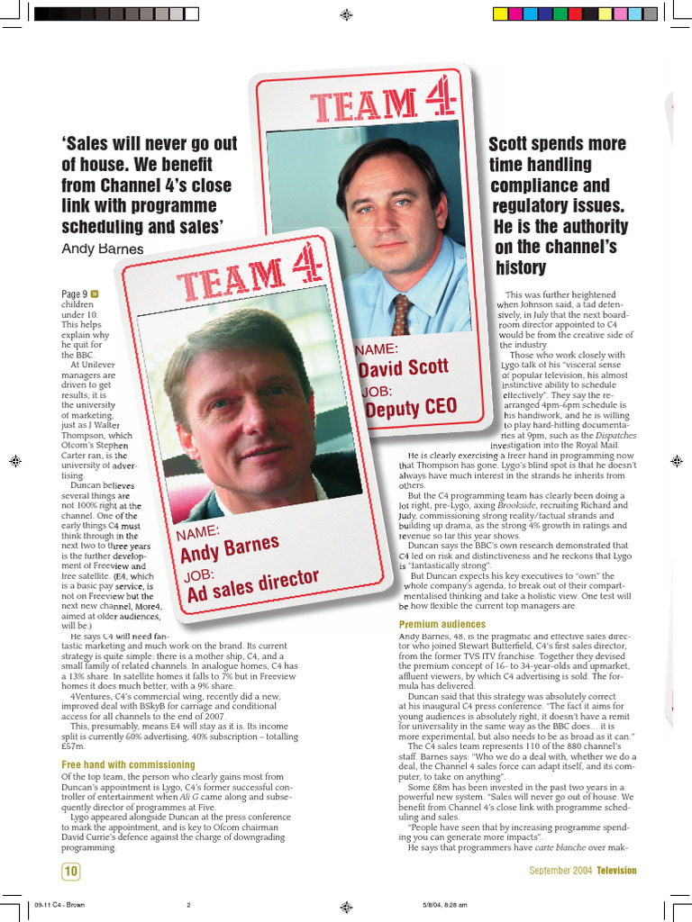 10 C4 - Brown | PDF | Mass Media | Entertainment