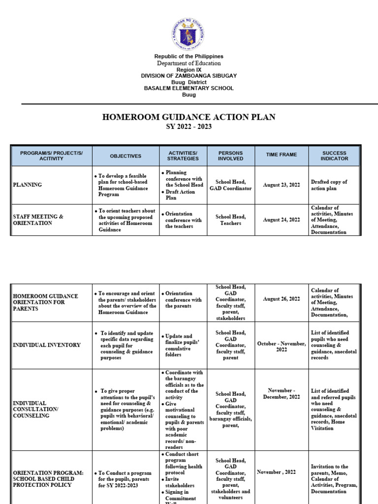Action Plan HGP - Abgfiles | PDF