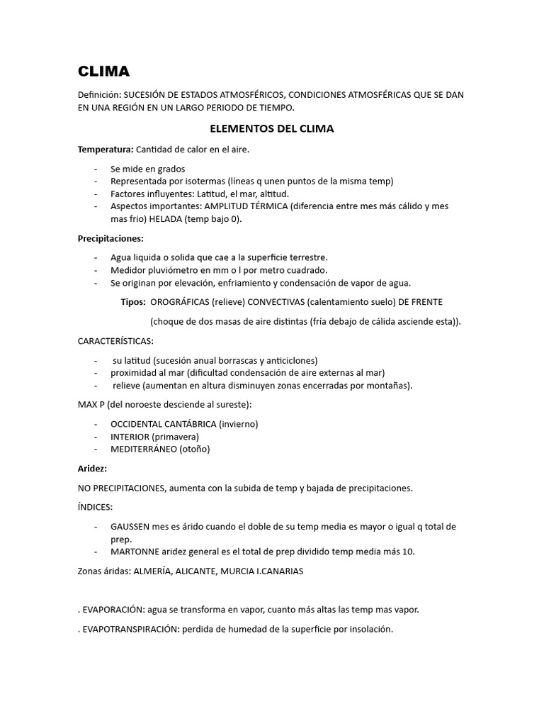 CLIMA | PDF | Clima | Herida