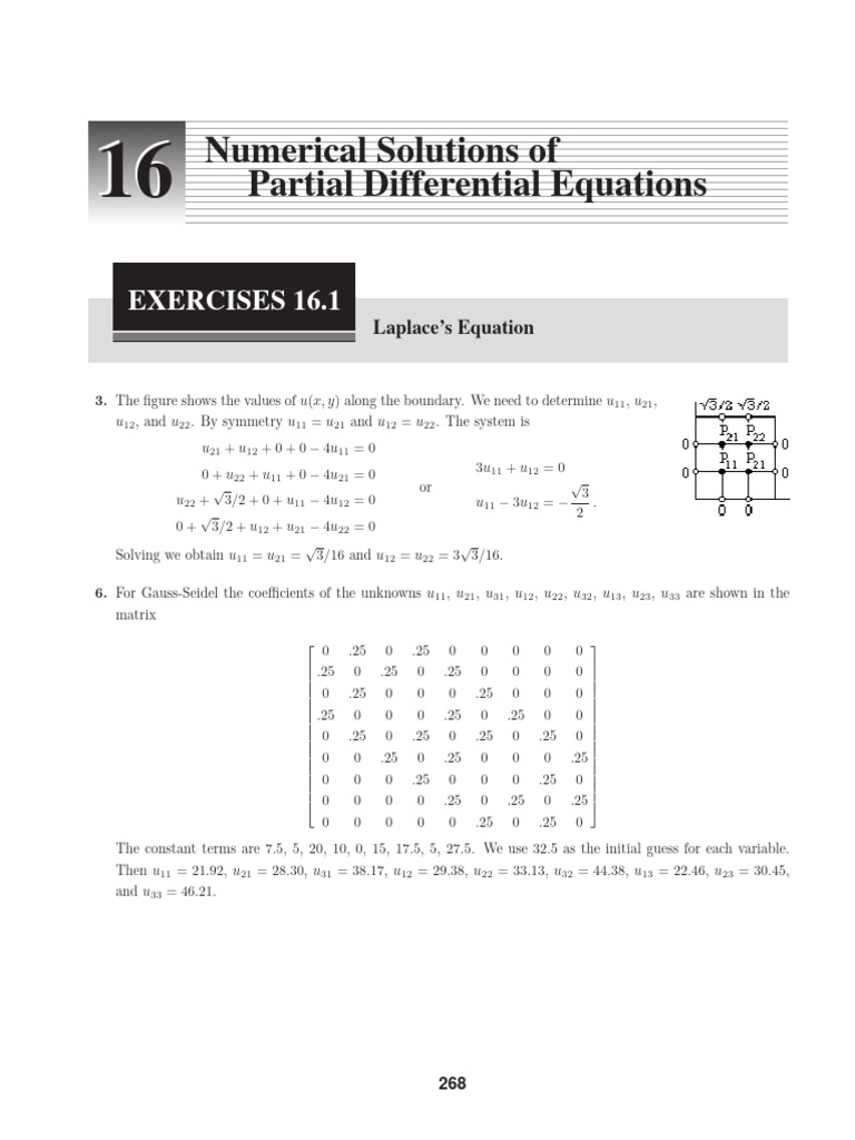 AEM 3e Chapter 16 | PDF | Differential Equations | Partial Differential ...