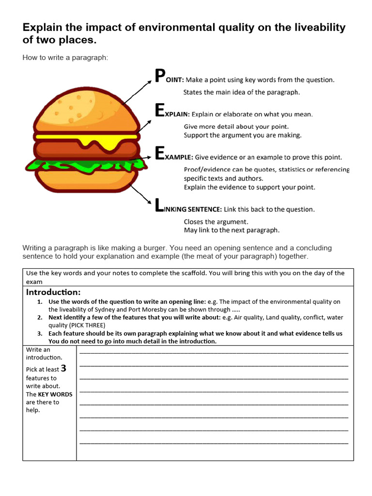 Extended Response Scaffold Geography | PDF | Cognition | Cognitive Science