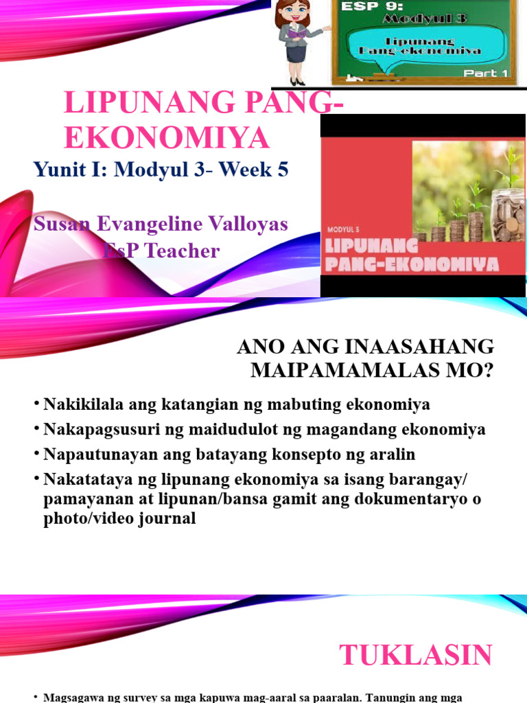 ESP 9 Q1 Modyul 3 | PDF
