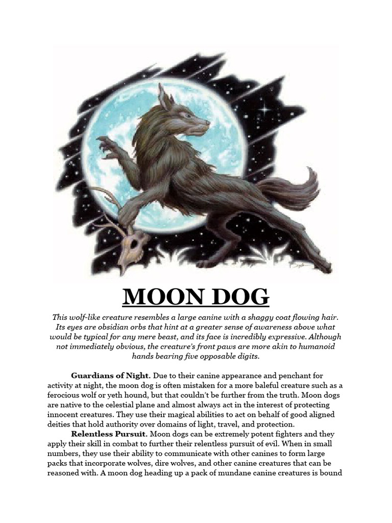 Moon Dog | PDF